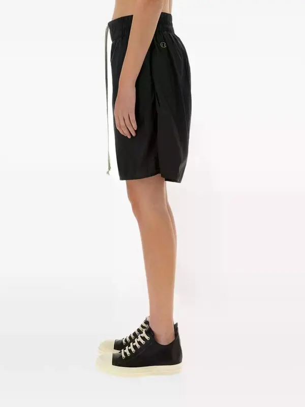 Rick Owens Logo Drawstring Shorts