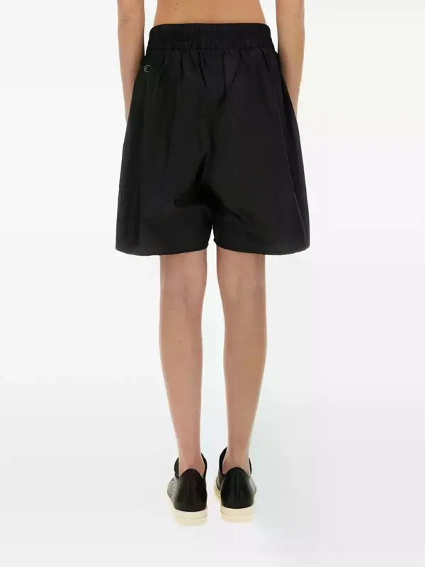 Rick Owens Logo Drawstring Shorts