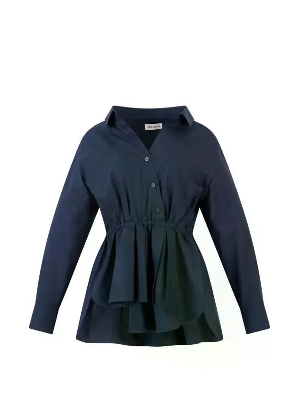 Rosie Assoulin Collared Pleated Shirt