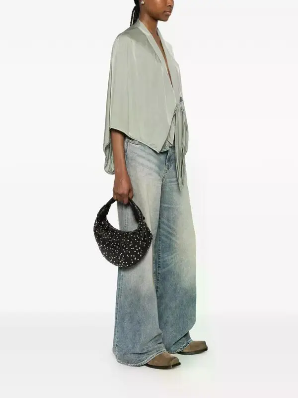 Rick Owens Draped Sleeveless Blouse - Green