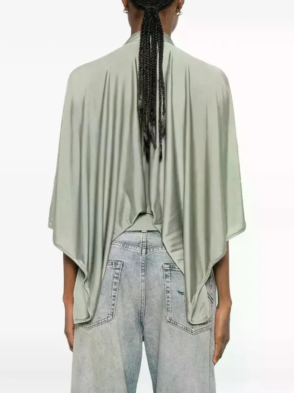 Rick Owens Draped Sleeveless Blouse - Green