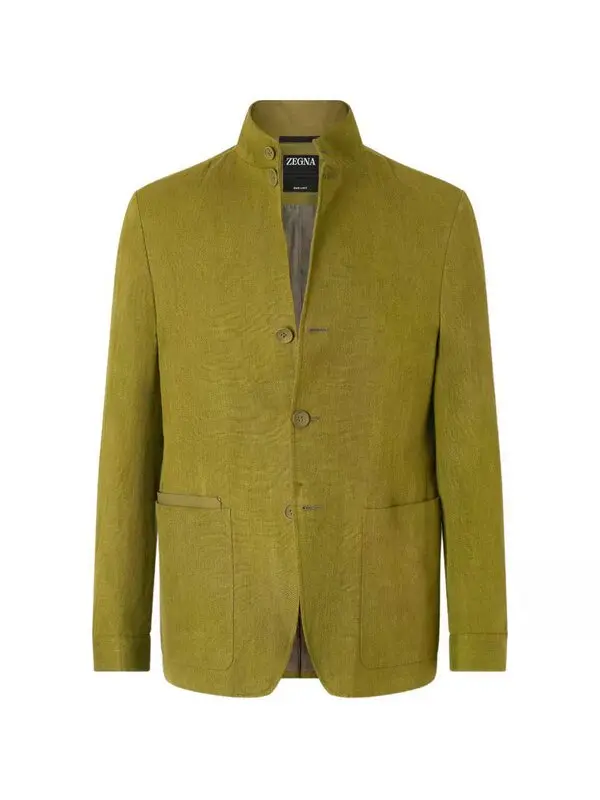 Zegna Il Conte Oasi Lino Jacket - Green