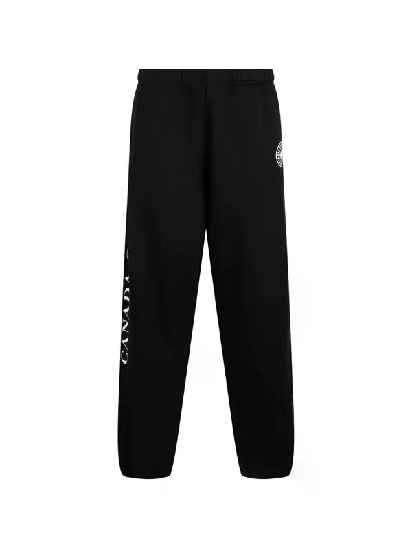 Canada Goose Rove Logo-detail Cotton Track Pants - Black