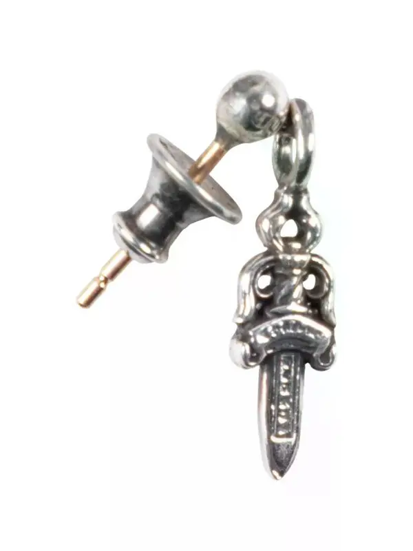 Chrome Hearts Stack Dagger Drop Earring