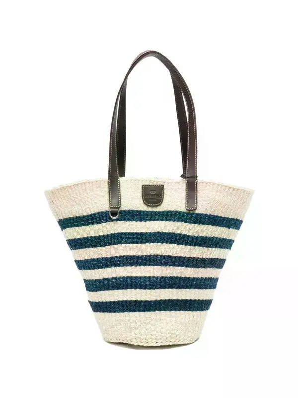 Max Mara Striped Tote Bag