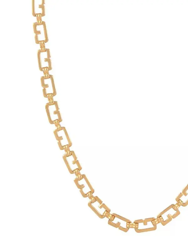 Givenchy 1980s G Logo Chain Necklace
