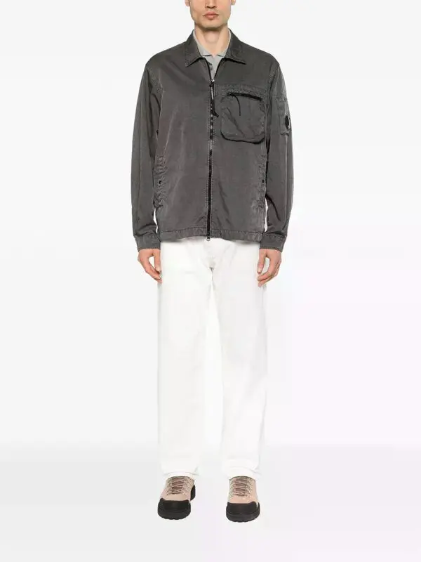 C.P. COMPANY Panama Zip Pocket Jacket - Grey