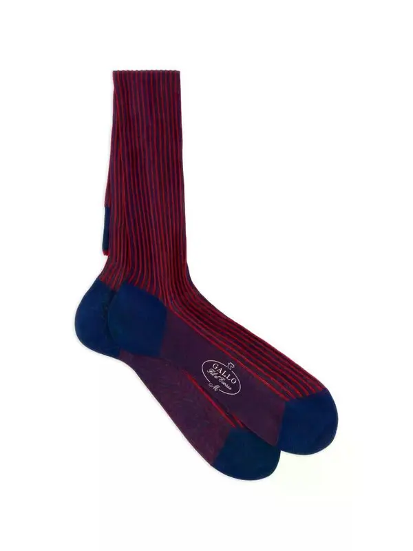 GALLO Striped Socks - Blue