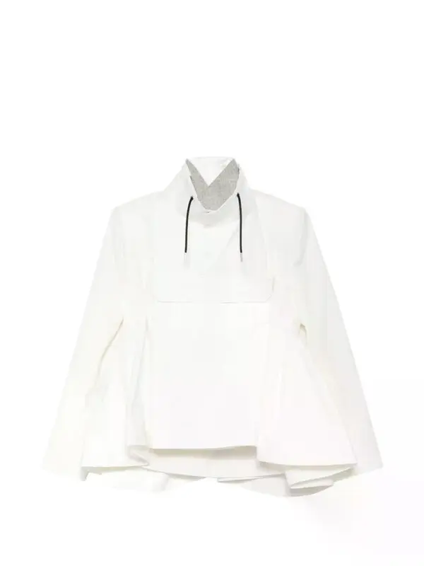 Sacai Long-sleeve Blazer - White
