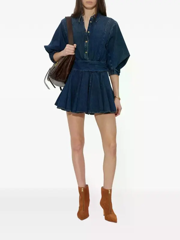 ALLSAINTS Arlo Mini Dress - Blue