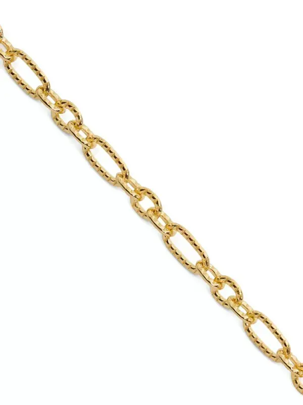 Monica Vinader Textured Link Chain Bracelet - Gold