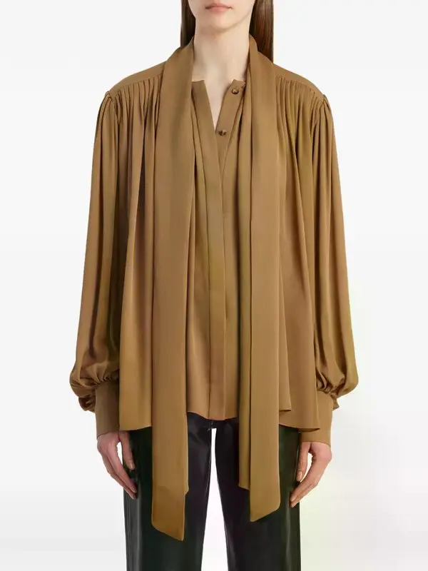 Khaite Vali Top - Brown