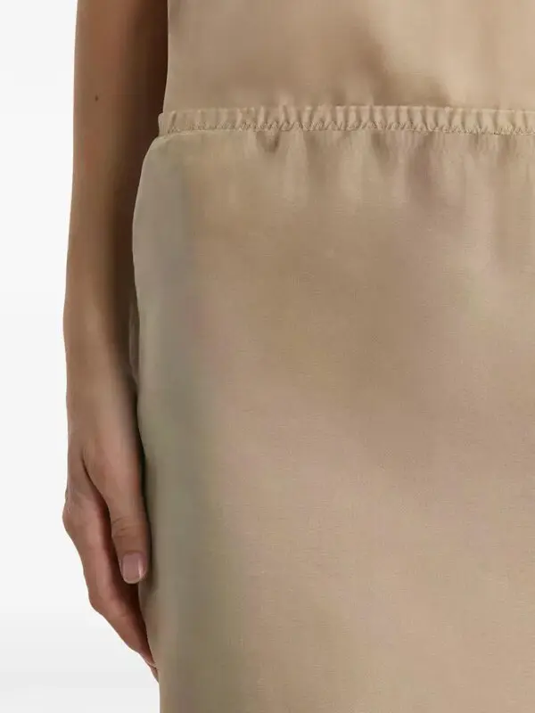 Khaite Syndi Silk Skirt