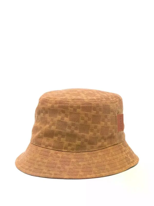 Sandro Textured Bucket Hat - Brown