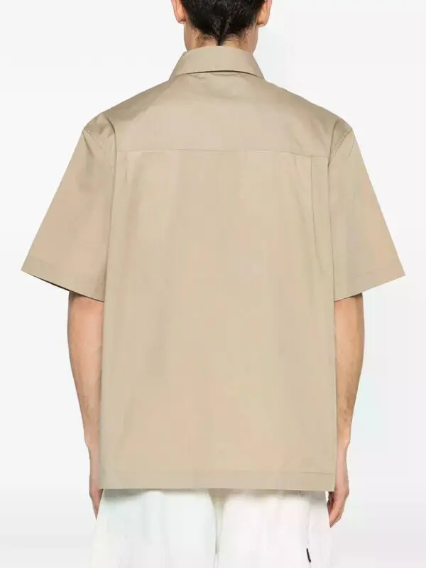 Carhartt Work In Progress Short Sleeve Postal Zip Shirt - Neutrals