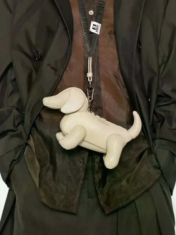 Mihara Yasuhiro Dachshund Cross Body Bag - Neutrals