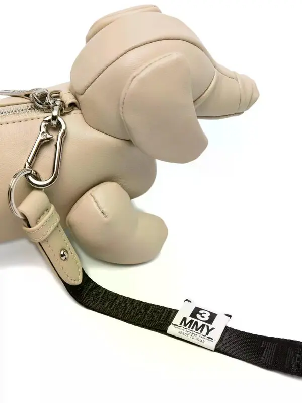 Mihara Yasuhiro Dachshund Cross Body Bag - Neutrals