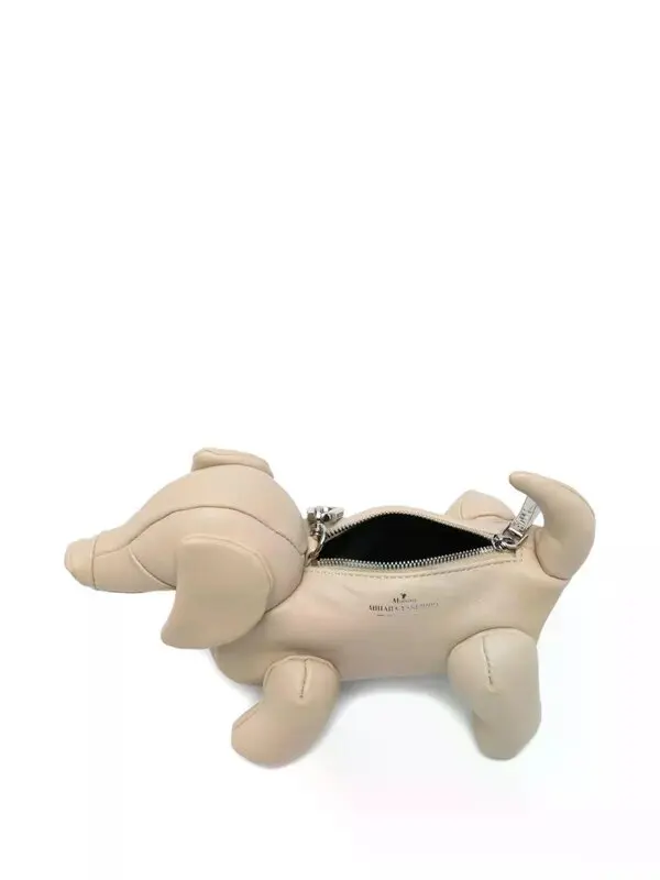 Mihara Yasuhiro Dachshund Cross Body Bag - Neutrals