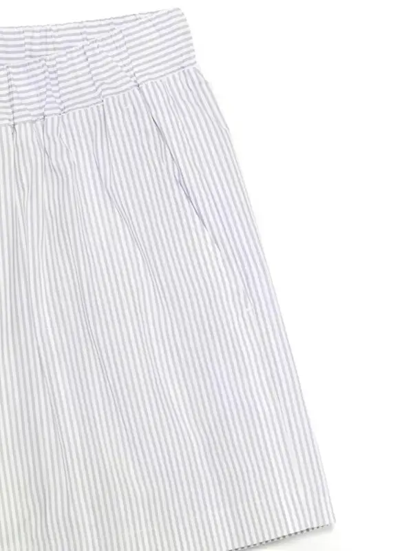 MANUEL RITZ Striped Shorts - White