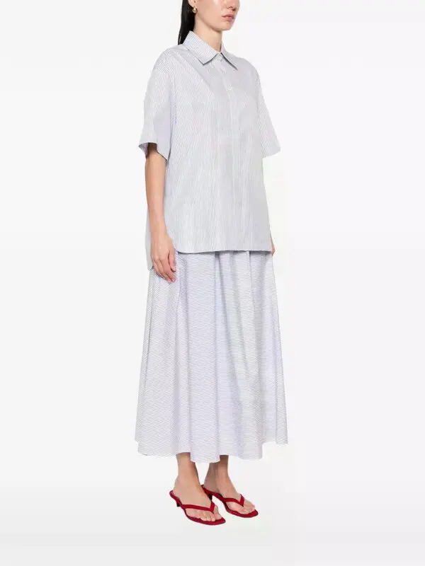 MANUEL RITZ Striped Shirt - White