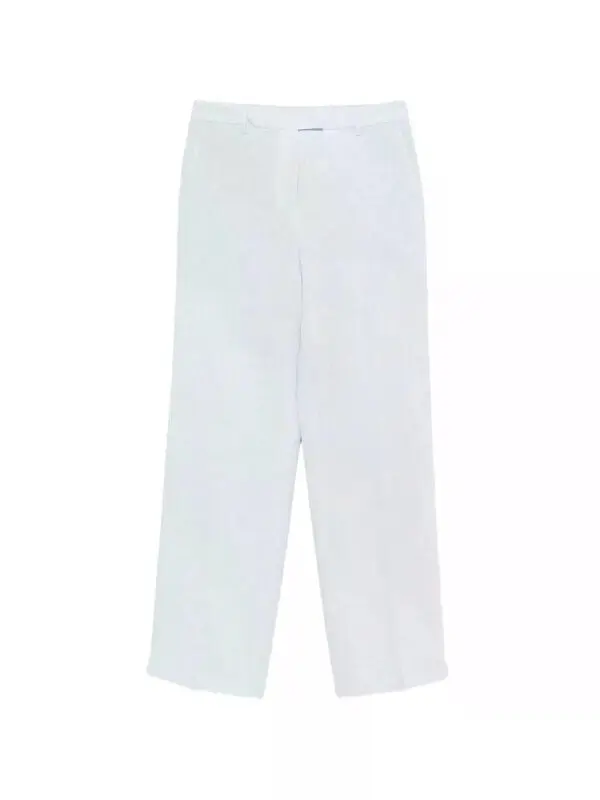 MANUEL RITZ Flat-front Trousers - Blue