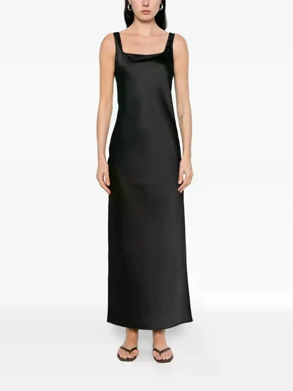 MANUEL RITZ Square-neck Slit Dress