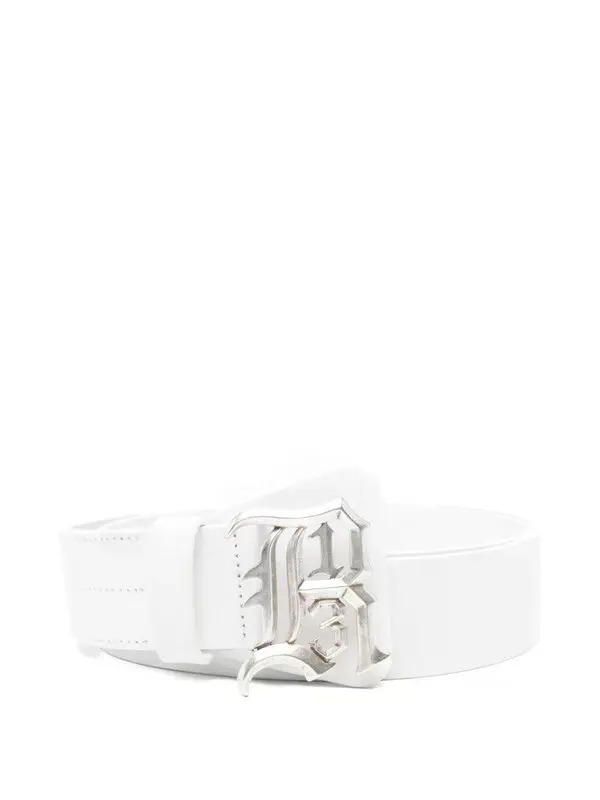 R13 Logo Belt - White