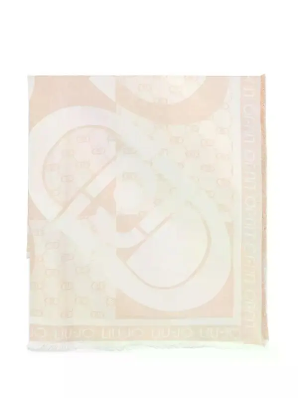Liu Jo Logo Scarf - Neutrals