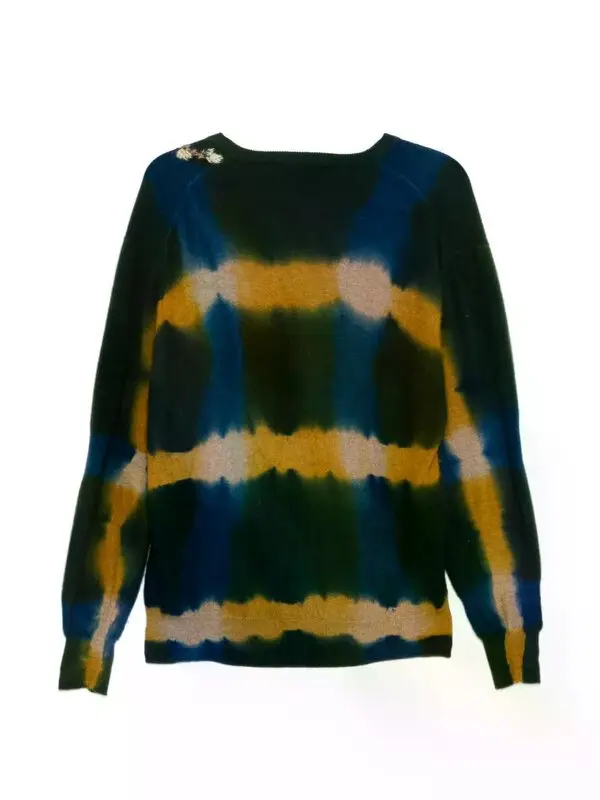 A.N.G.E.L.O. VINTAGE CULT Tie-dye Embroidered Sweater