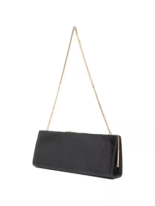 Lola Cruz Chain-strap Clutch - Black