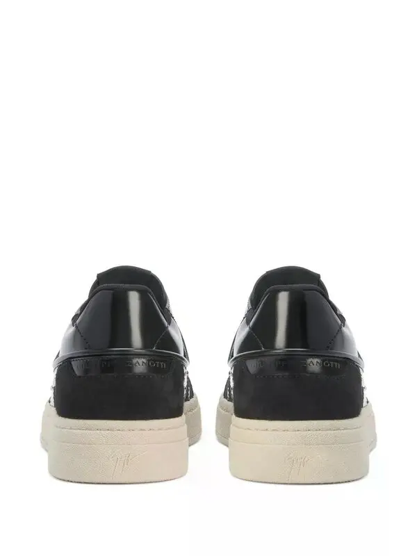 GIUSEPPE ZANOTTI Studded Leather Sneakers