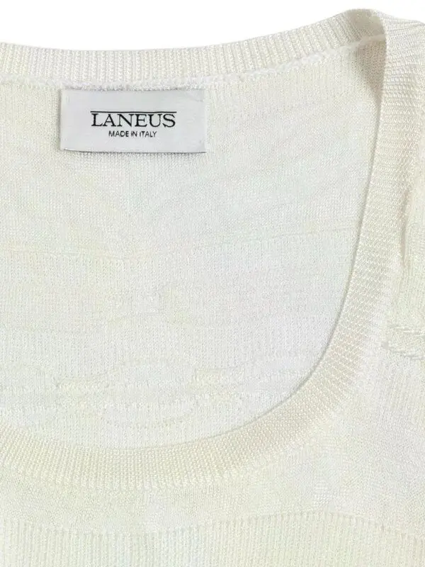 LANEUS Knitted Crop Top