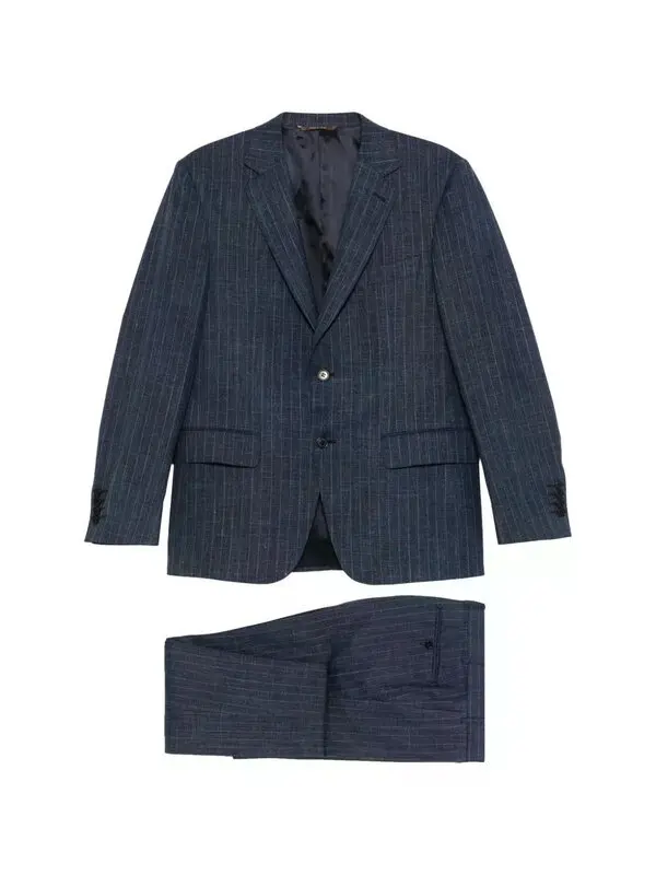 Canali Pinstripe Two-piece Suit - Blue