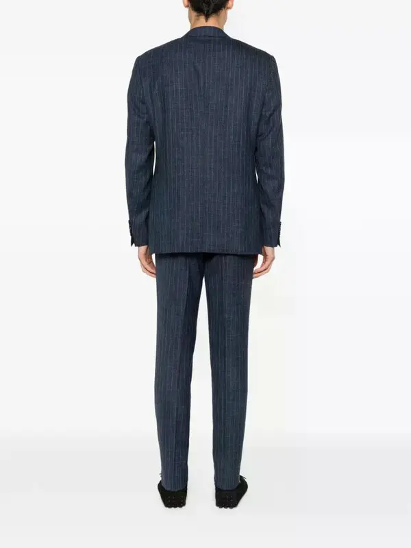 Canali Pinstripe Two-piece Suit - Blue