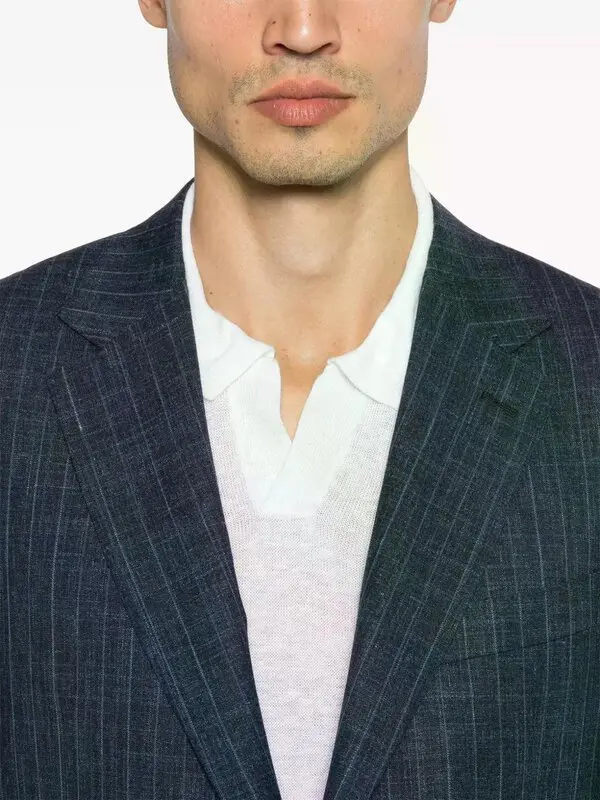 Canali Pinstripe Two-piece Suit - Blue