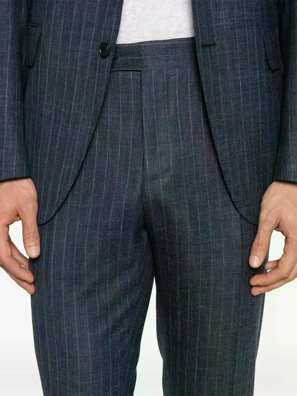 Canali Pinstripe Two-piece Suit - Blue