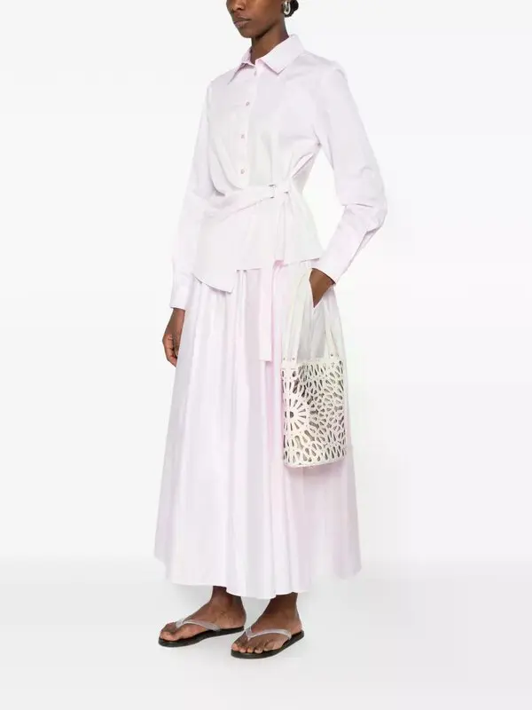 MANUEL RITZ Striped Maxi Skirt