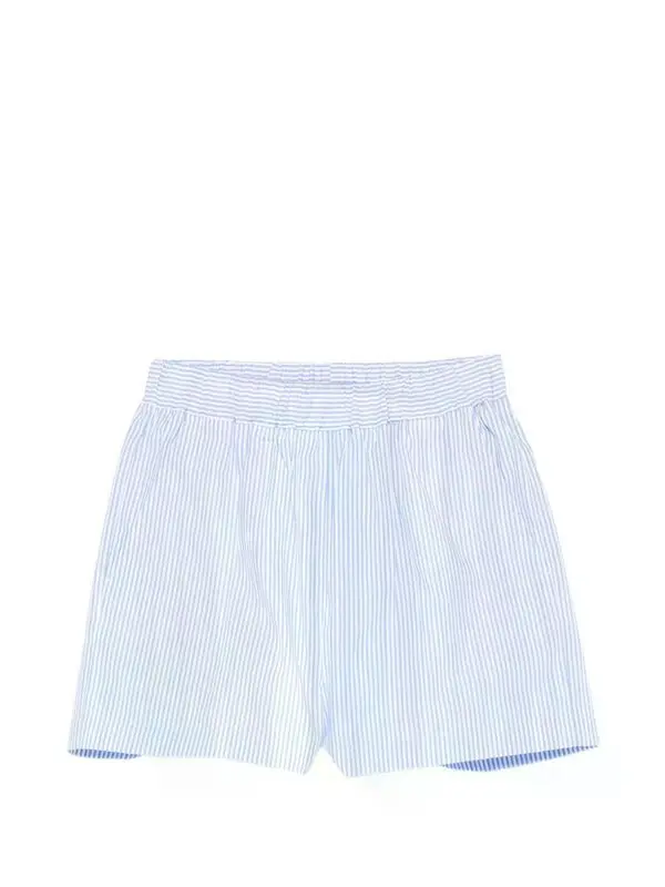 MANUEL RITZ Striped Shorts - Blue