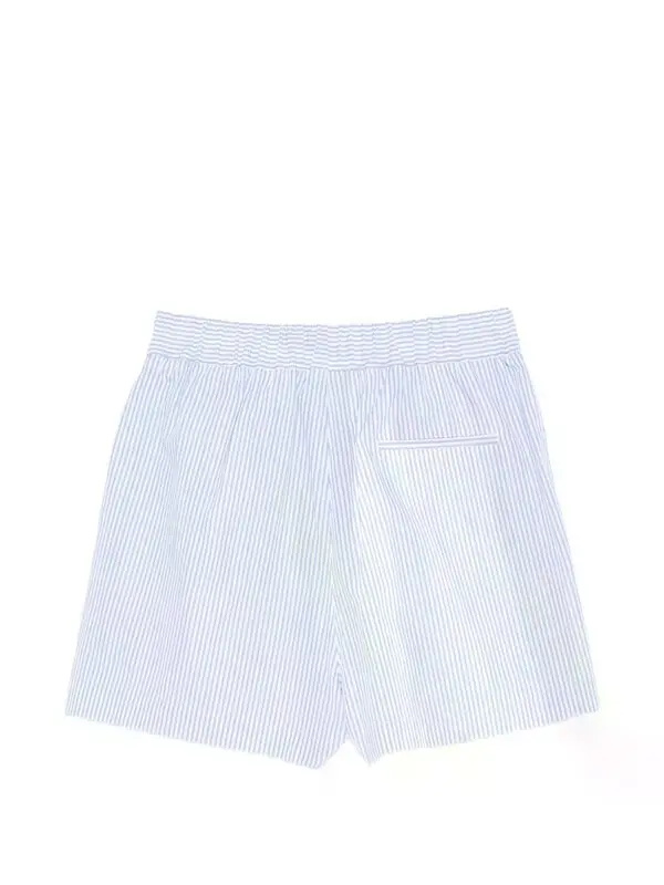 MANUEL RITZ Striped Shorts - Blue