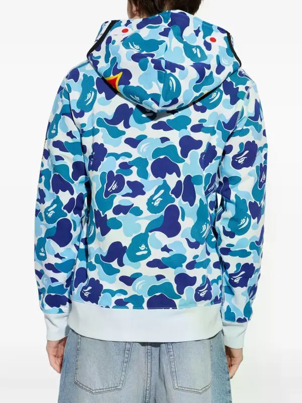 A BATHING APE Camouflage Print Hoodie