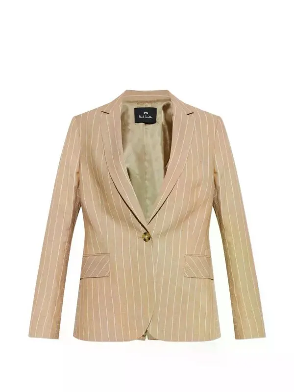 Paul Smith Pinstripe Blazer - Neutrals