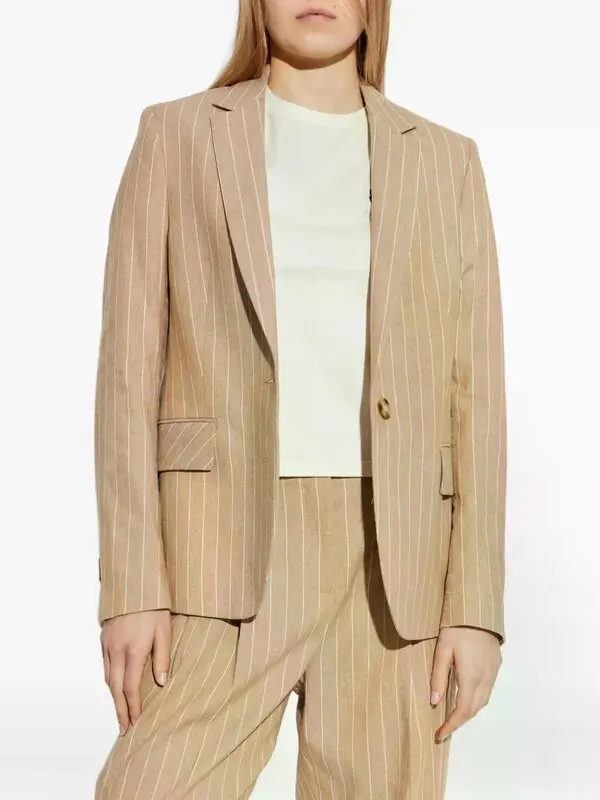 Paul Smith Pinstripe Blazer - Neutrals