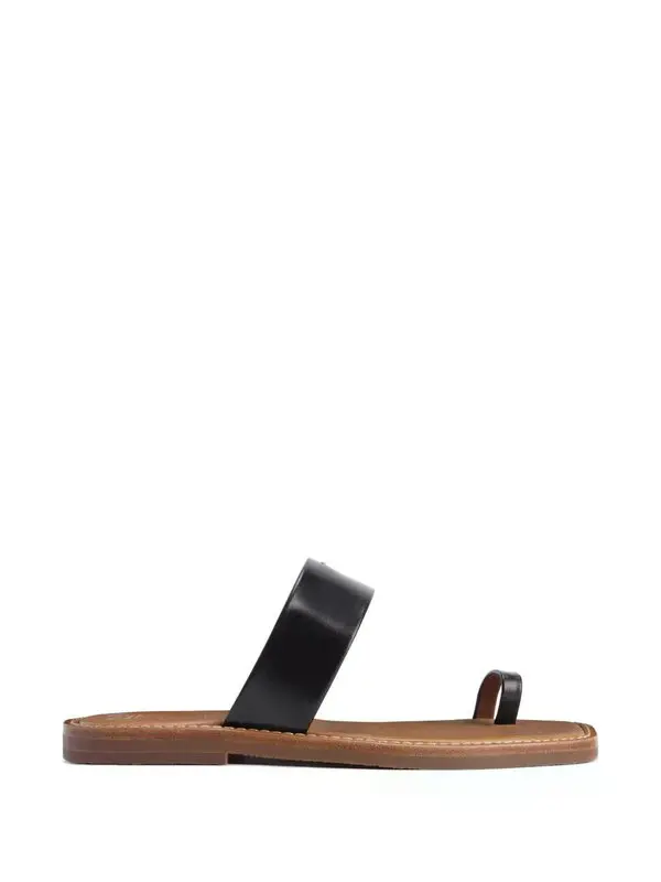 GIUSEPPE ZANOTTI Toe Post Strap Sandals - Black