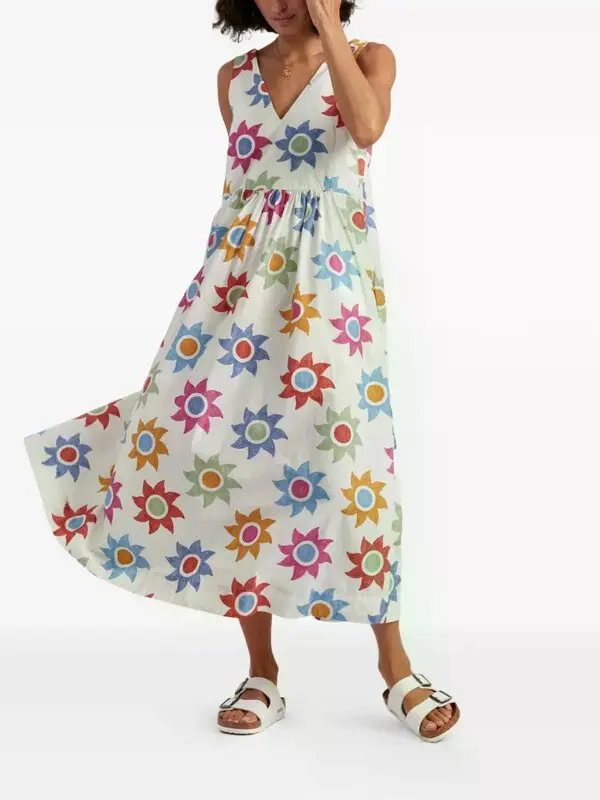 Chinti & Parker Midi V-neck Dress