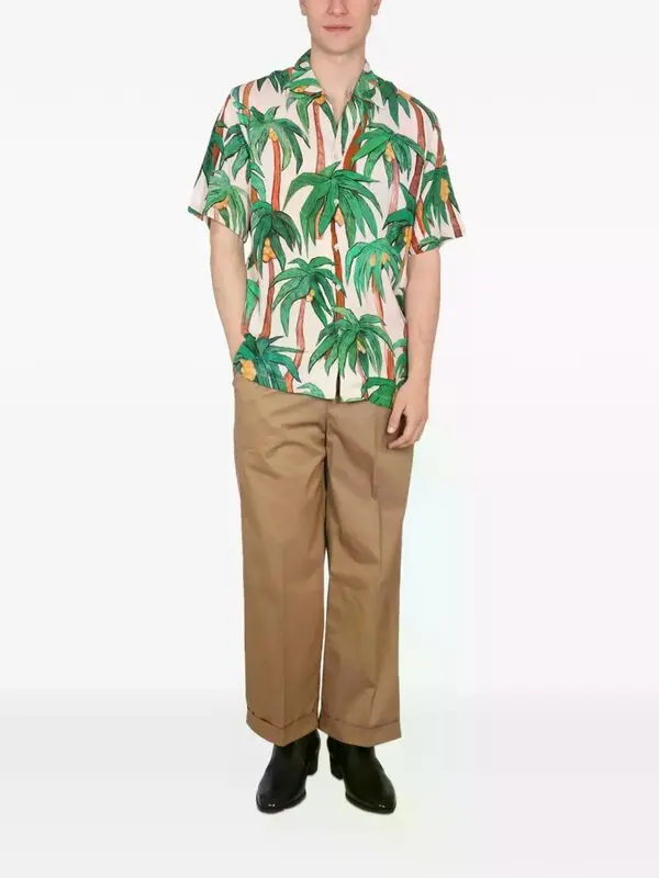 ENDLESS JOY Palm-print Shirt