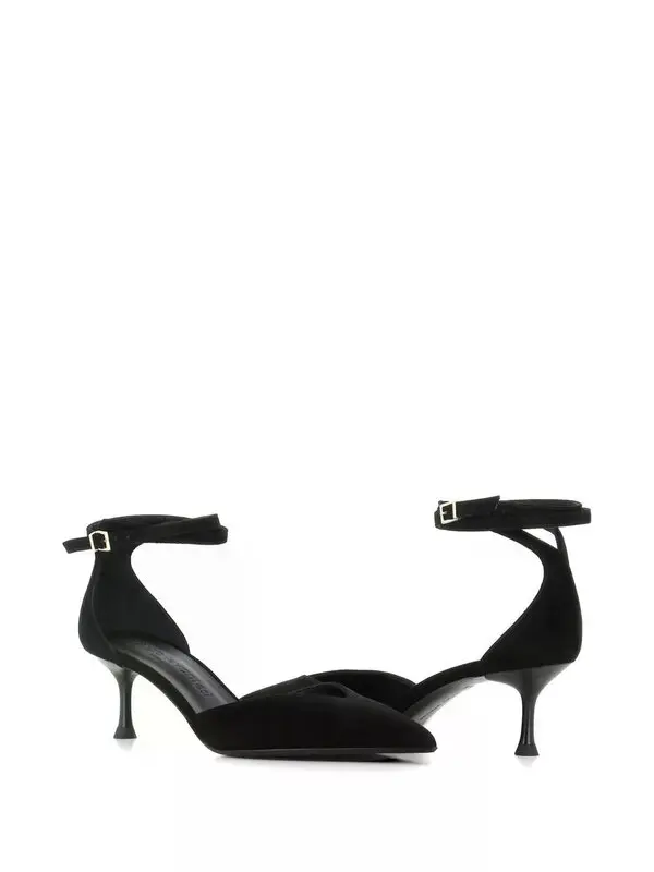 SERGIO LEVANTESI Camelia Ankle-strap Pumps - Black