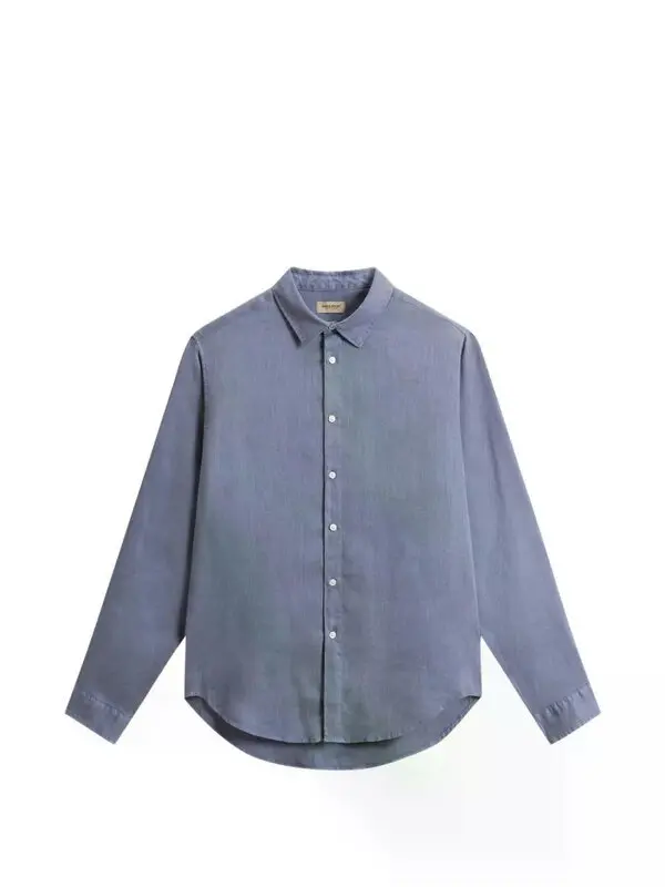 Woolrich Button Long-sleeved Shirt - Blue