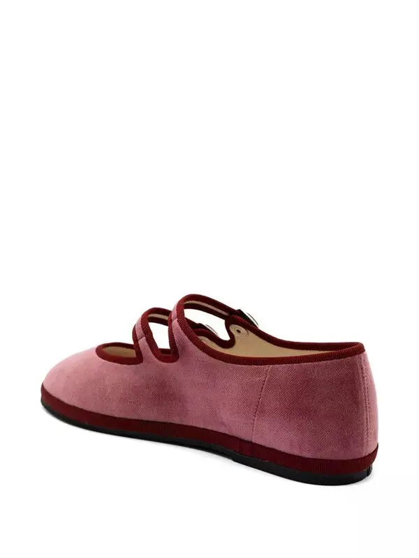 GONDOLINA Mary Jane Velvet Ballet Flat