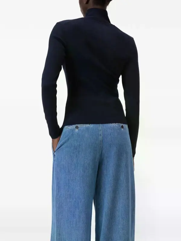 Closed Halfzip Longsleeve Sweater - Blue