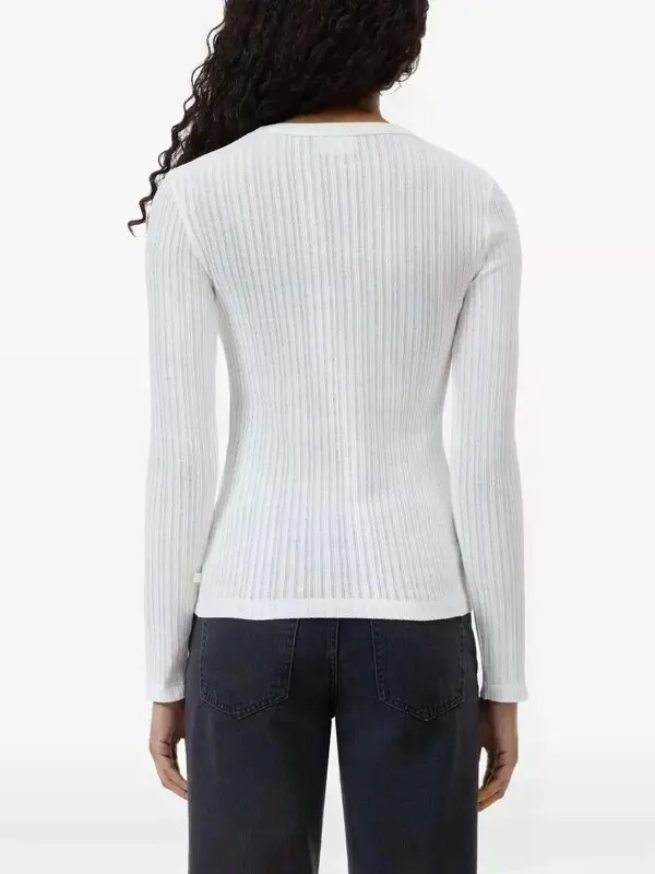 Closed Long Sleeve Crewneck Top